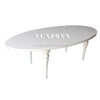 China Wholesale Factory Price Mdf Table Stainless Steel Leg Hotel Party Furniture Wedding Decoration Table for sale