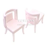 China High Quality Wedding Banquet Dining Events Velvet Iron Frame White Party Chairs for sale