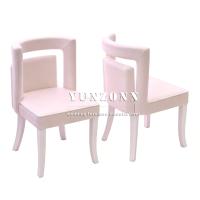 China High Quality Wedding Banquet Dining Events Velvet Iron Frame White Party Chairs for sale