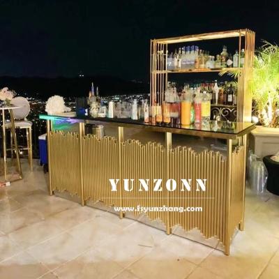 China Luxurious bar Decor Wedding Event Home Family Party Mini bar Tables Counter for sale