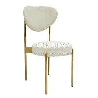 China Manufacturers Wholesale Wedding Furniture Gold Sales Stainless Steel Luxury Metal Chairs for Events for sale