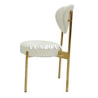China Manufacturers Wholesale Wedding Furniture Gold Sales Stainless Steel Luxury Metal Chairs for Events for sale