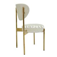 China Manufacturers Wholesale Wedding Furniture Gold Sales Stainless Steel Luxury Metal Chairs for Events for sale