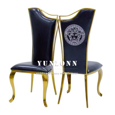 China High Quality Beautiful Latest Designed Modern Luxury Golden Party High Back Throne king Chair for sale