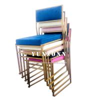 China Wholesale Popular Golden Metal Wire Chair for Events Wedding Party Luxury for sale
