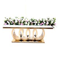China Bridal Groom Head Table Stage Hotel Furniture Dinning Table Reception Events Party Decoration Supplies Wedding Table for sale