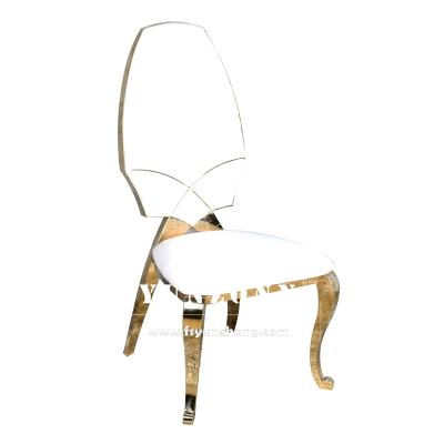 China New Style Wedding Event Furniture High Back Metal Stainless Steel Banquet Party Wedding Dining Chairs for Events for sale