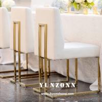 China Used Stainless Steel Modern Wedding Restaurant Furniture Cheap Stacking Church Banquet Accent Vip Chairs for Hotel for sale