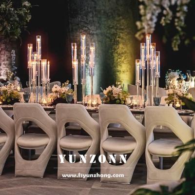 China Light Luxury Stainless Steel Backrest Dining Chairs for Home and High-End Restaurant Custom Designed for Wedding and Hotel Use for sale
