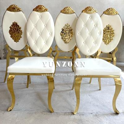 China Modern Metal Stainless Steel Banquet Event Chiavari Dining Chairs Furniture for Wedding for sale