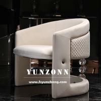 China Modern Comfortable Nordic Style Crystal Back Sofa Lounge Armchair Lounge Chair Living Room Velvet Upholstery Armchair for sale