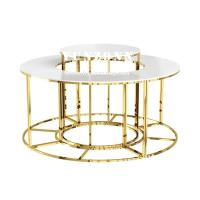 China Modern Elegant Circle Hotel Furniture for Dining Outdoor Kitchen & Living Room for Dessert Cake Table Display for sale
