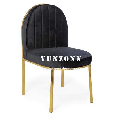 China Wholesale Black Oval Back Chair with Stainless Steel Material High Quality for Wedding Parties Hotel Banquets Events for sale