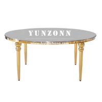China Modern Design Round Dining Table for Restaurant Hotel Outdoor Living Room Kitchen Wedding-Durable Furniture for sale