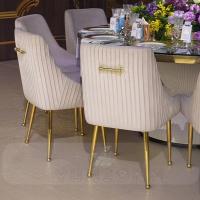 China Mason Dining Chair with Stylish Stainless-Steel Legs Lavishly Soft Velvet Upholstery for Outdoor Weddings Hotels Apartment Use for sale