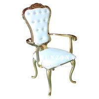 China Luxury Romantic Stainless Steel Wedding Chair for Banquets and Royal Princess Events for Living Room Apartment or Villa for sale