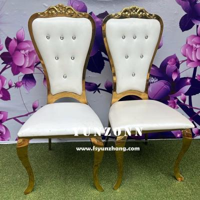 China Modern Luxury Event Chair for Hotel Weddings and Banquets Synthetic Leather and Steel for Apartments for sale