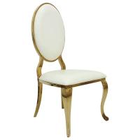 China Nordic Royal Hotel Chairs Luxury Round Back Wedding and Event Chair with Fancy High Back for High-Class Venues for sale