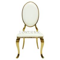 China Nordic Royal Hotel Chairs Luxury Round Back Wedding and Event Chair with Fancy High Back for High-Class Venues for sale