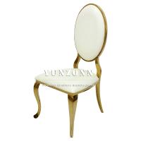 China Nordic Royal Hotel Chairs Luxury Round Back Wedding and Event Chair with Fancy High Back for High-Class Venues for sale