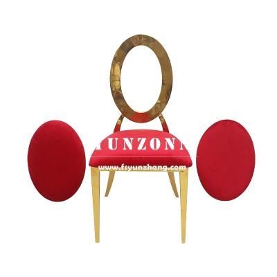 China High Quality 2 In1 Dining Chair Classic Modern Design Removable Back Cushion Leather Fabric Velvet Steel Apartment Banquet Event for sale