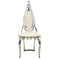 China Wholesale Modern Dining Chairs With New Carve Designs Luxury Steel Frame for Events Weddings Hotels Apartments Rental for sale