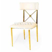 China Top Quality Restaurant X Cross Back Color Outdoor Garden Chair for Wedding for sale