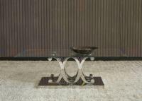 China Modern Rectangular Small Glass Dining Table Set 4 8 6 Seater Below 10000 for sale