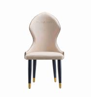 China Modern Baroque Polished Stainless Steel Dining Chair Home Hotel for sale