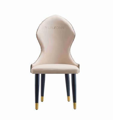 China Modern Baroque Polished Stainless Steel Dining Chair Home Hotel for sale