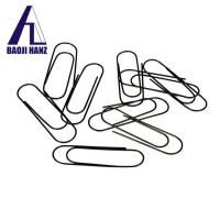 China Special paperclip shape memory nitinol paper clips for sale