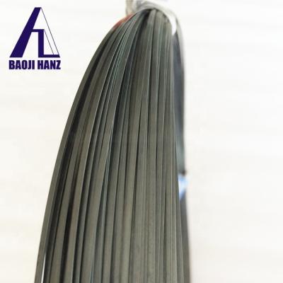 China Shape Memory Nitinol Flat Wire 2mm 3mm Superelastic NiTi Alloy for Medical Use for sale