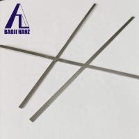 China Shape Memory Nitinol Flat Wire 2mm 3mm Superelastic NiTi Alloy for Medical Use for sale