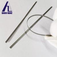 China Shape Memory Nitinol Flat Wire 2mm 3mm Superelastic NiTi Alloy for Medical Use for sale