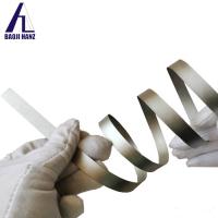 China Superelastic Nitinol Strip ASTM F2063 0.05mm Thickness Nickel Titanium Shape Alloy Foil for sale