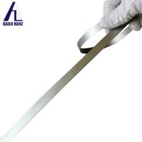 China Superelastic Nitinol Strip ASTM F2063 0.05mm Thickness Nickel Titanium Shape Alloy Foil for sale