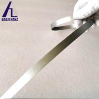 China Superelastic Nitinol Strip ASTM F2063 0.05mm Thickness Nickel Titanium Shape Alloy Foil for sale