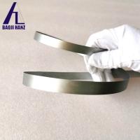 China Superelastic Nitinol Strip ASTM F2063 0.05mm Thickness Nickel Titanium Shape Alloy Foil for sale