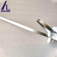China Superelastic Nitinol Strip ASTM F2063 0.05mm Thickness Nickel Titanium Shape Alloy Foil for sale