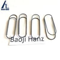 China Shape Memory Nitinol Paper Clips Black Binder Clips 55%Ni 45%Ti OEM ODM for sale