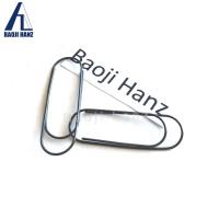 China Shape Memory Nitinol Paper Clips Black Binder Clips 55%Ni 45%Ti OEM ODM for sale