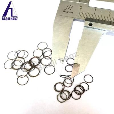 China Superelastic Medical Lock Nitinol Rings 8% Strain Biocompatible Shape Memory Alloy for sale