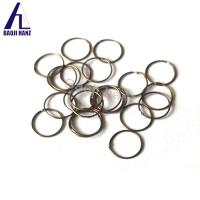 China Superelastic Medical Lock Nitinol Rings 8% Strain Biocompatible Shape Memory Alloy for sale