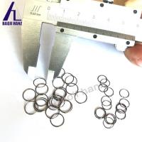 China Superelastic Medical Lock Nitinol Rings 8% Strain Biocompatible Shape Memory Alloy for sale