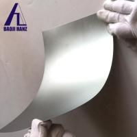 China Shape memory plate ASTM F2063 sheet nitinol strip for sale