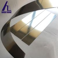 China Shape memory plate ASTM F2063 sheet nitinol strip for sale
