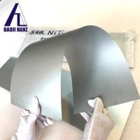 China Shape memory plate ASTM F2063 sheet nitinol strip for sale
