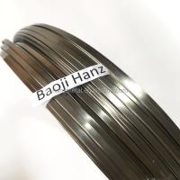 China Nitinol Flat Wire 0.4x5mm Shape Memory Alloy Wire for Medical Industry for sale