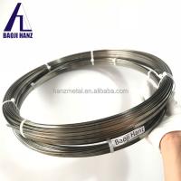 China Nitinol Flat Wire 0.4x5mm Shape Memory Alloy Wire for Medical Industry for sale