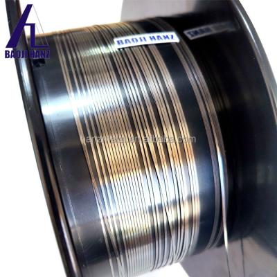 China Nitinol Flat Wire 0.8x1.3mm Shape Memory Alloy Wire for Medical Industrial Use for sale